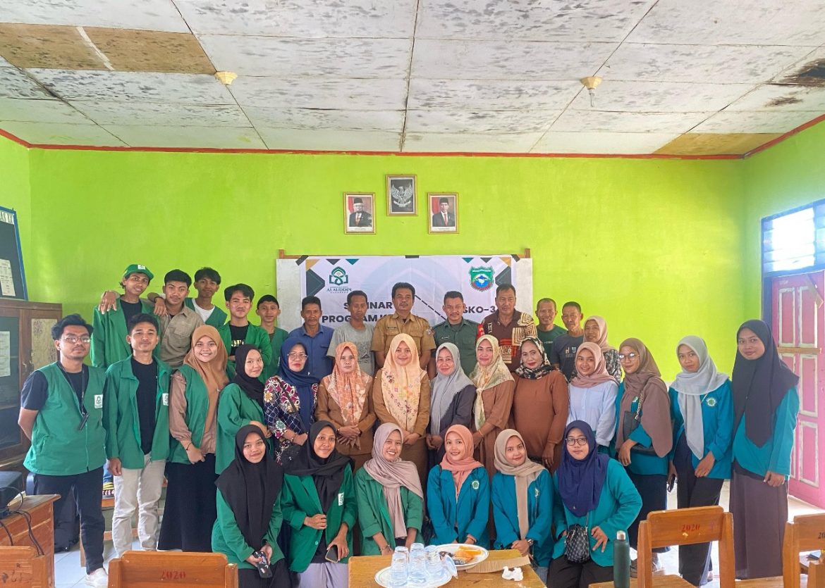 Siap Hadirkan Program bermanfaat, Mahasiswa KKN UINAM Gelar Seminar Program Kerja di SMP Negeri ...